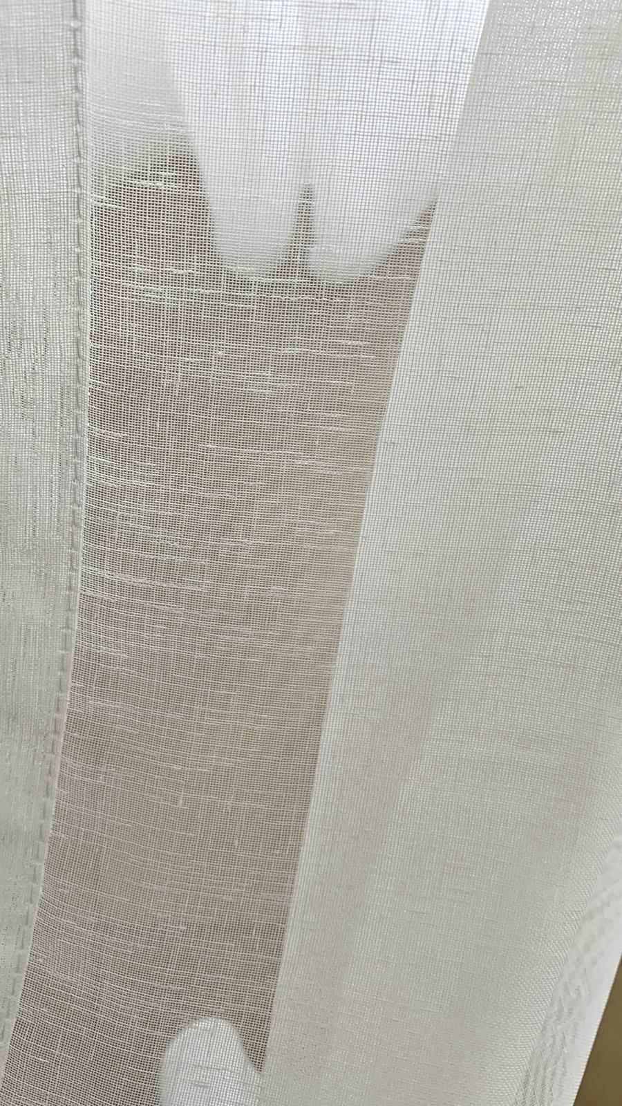 Custom Size Semi Sheer Curtain Panel Linen Look Semi-sheer - Etsy