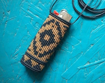 Macrame Lighter Case - Etsy