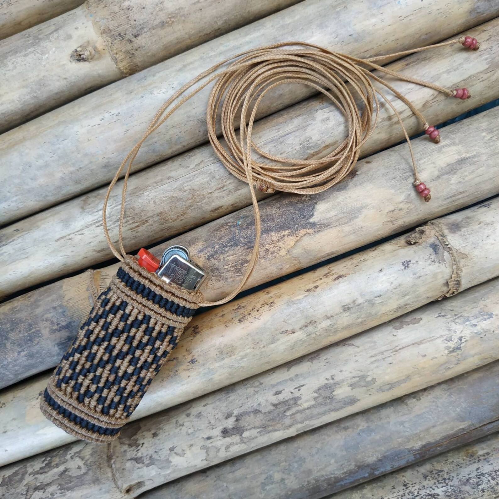 Macrame Lighter Necklace Handmade Lighter Case Lighter - Etsy