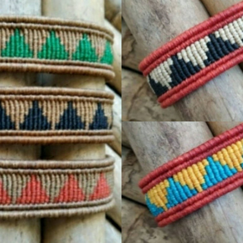 Macrame Bracelet, Handmade Bracelet, Unisex Bracelet, Native American ...