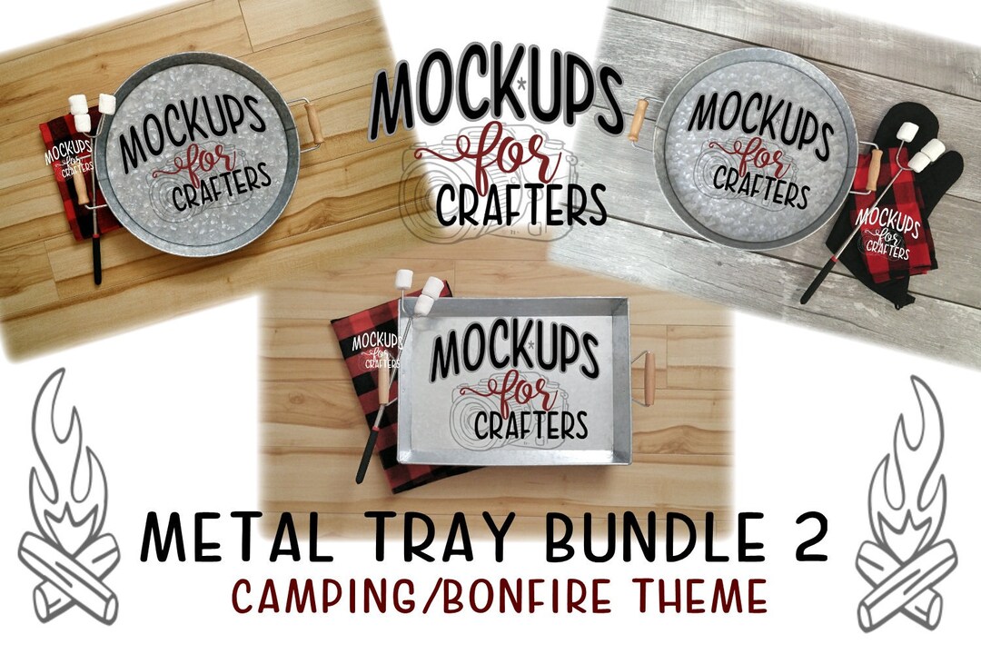 Metal Trays Bundle Bonfire Camping Walmart Dollarama - Etsy