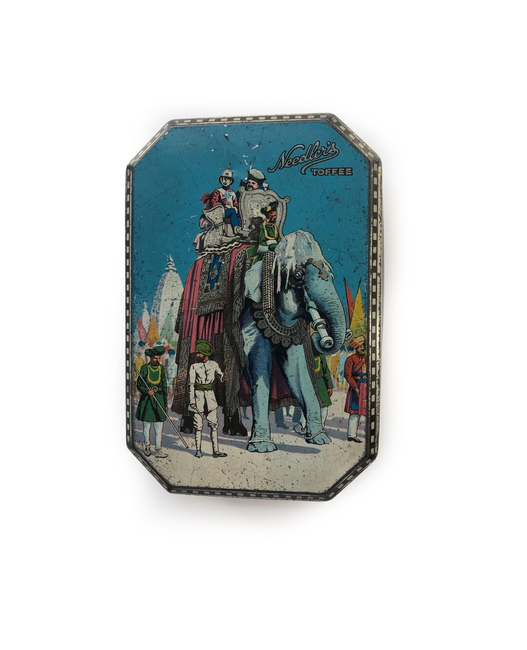 Vintage Toffee Tin India British Raj - Etsy