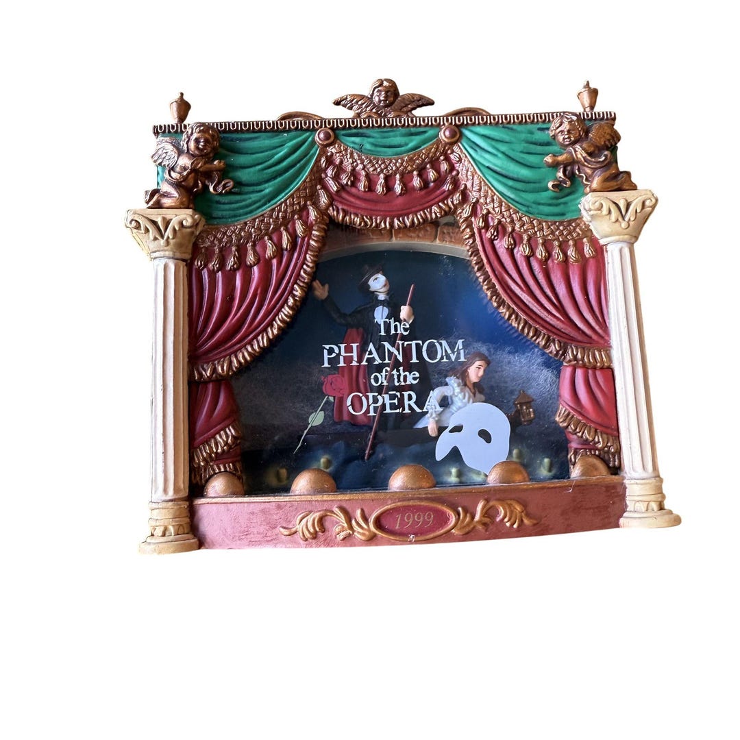 Rare Phantom of the Opera Musical Stage Diorama 1999 Collectible, Music ...