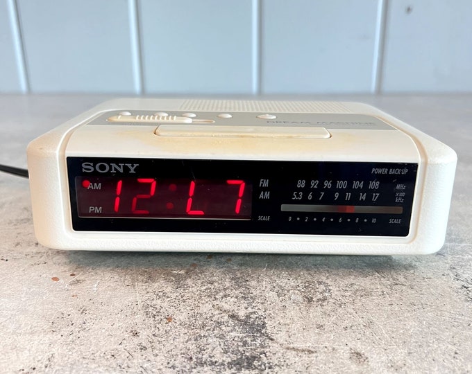 Sony Dream Machine Electronic Digital Clock Radio Model ICF-0240 - Etsy