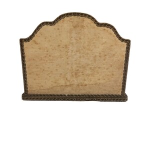 Antique European Early 1900's Wood & Brocade Ladies Letter Organizer ...