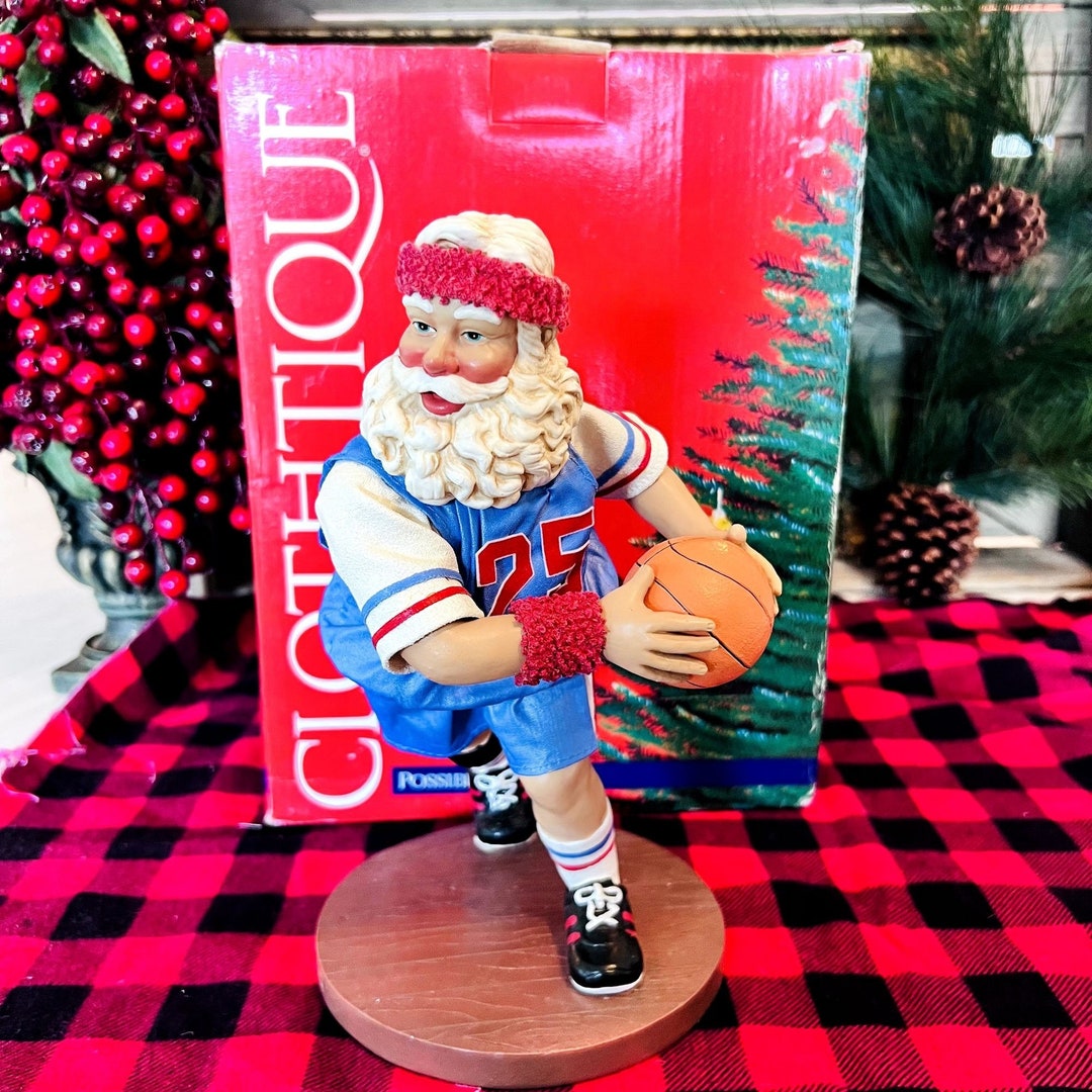 Vintage RARE 2000 Holiday Hoopster Basketball Clothtique Santa - Etsy