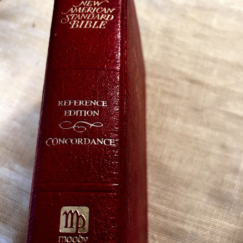 New American Standard Bible, Reference Edition, Concordance, Moody ...
