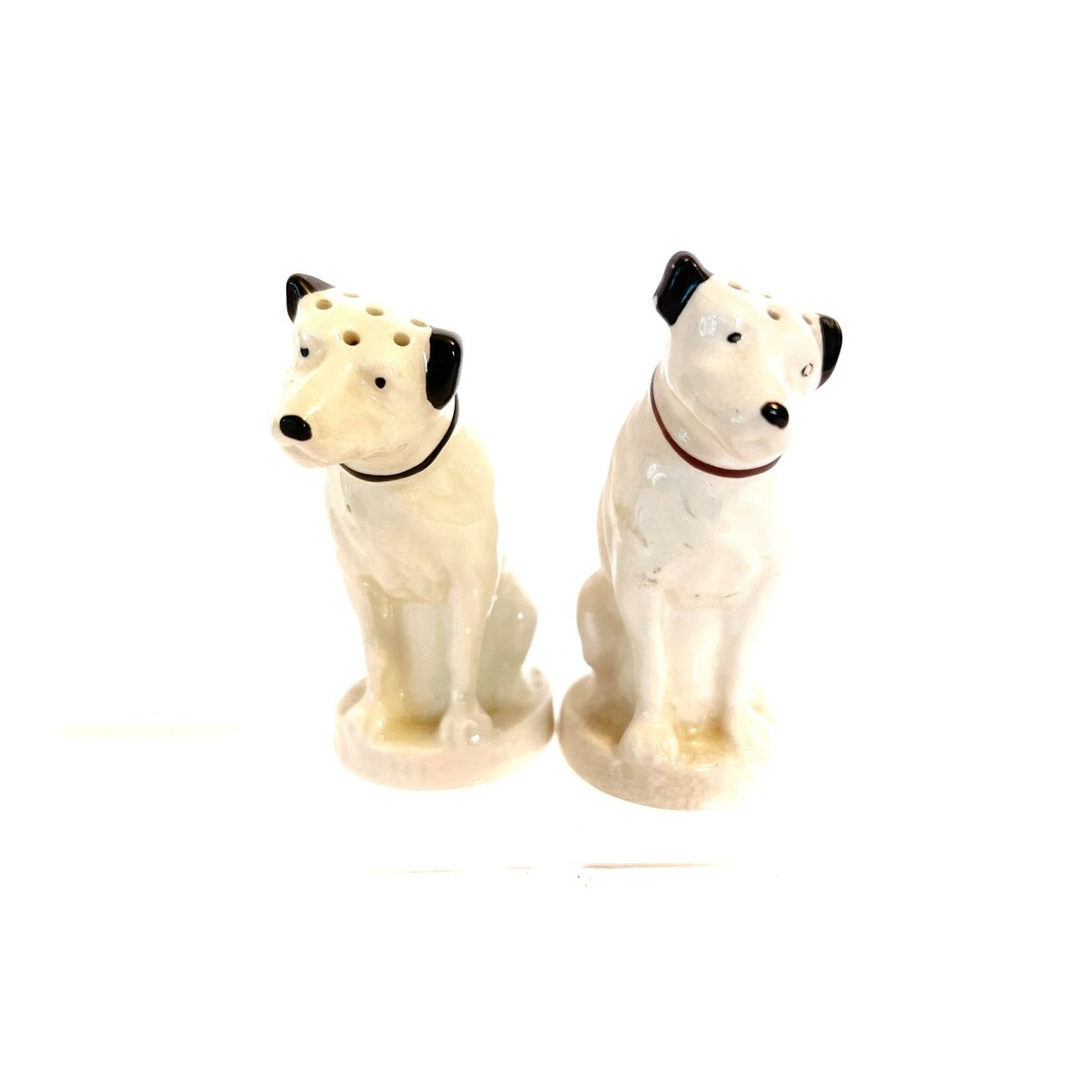 Vintage Black White Salt and Pepper Dogs - Etsy