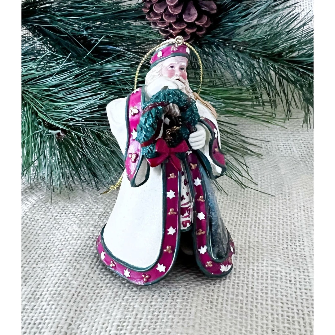 Vintage Collecttable Thomas Kinkade Old World Santa Ornament 2003 ...
