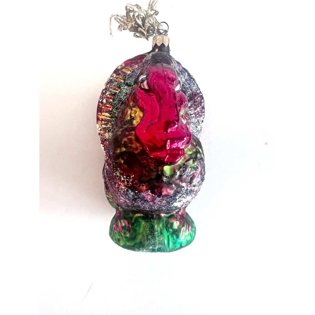 Rare Vintage Christopher Radko "great Gobbles" Thanksgiving Turkey ...