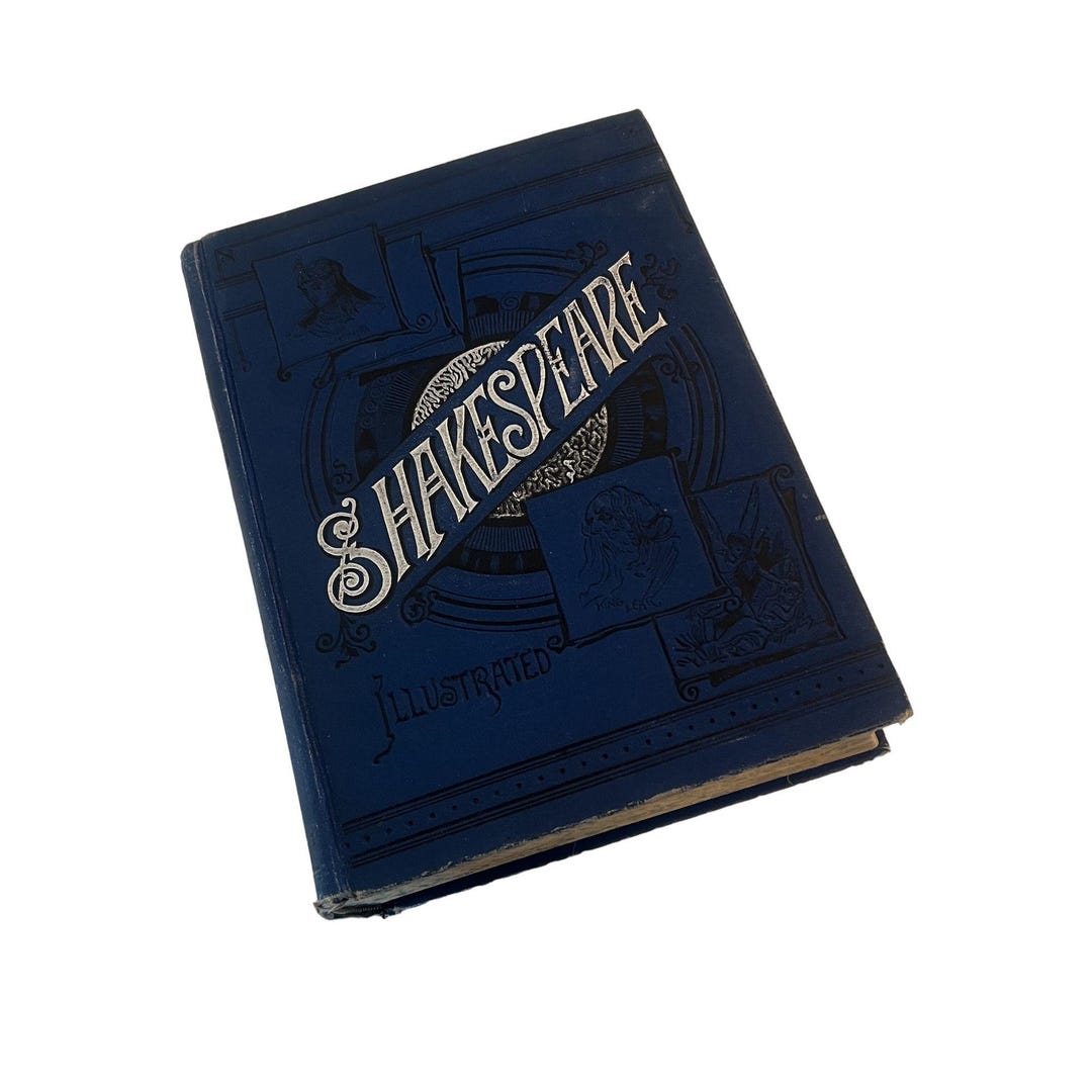Antique 1889 Illustrated Shakespeare Art Edition Hardcover Book - Etsy