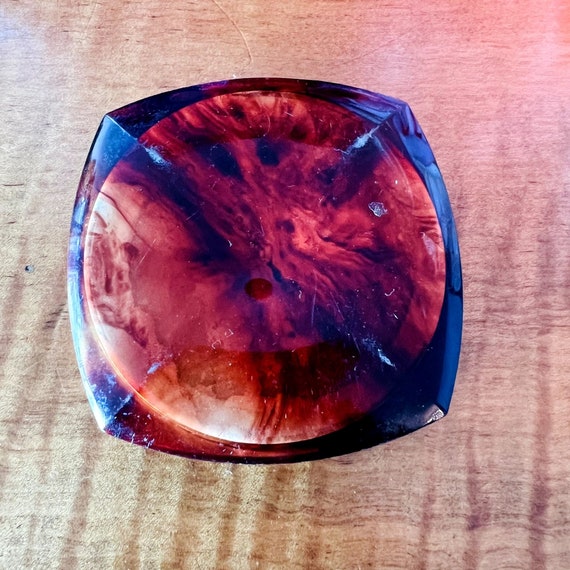 Vintage French 1940s Tortoise Shell Look And Shabby P… - Gem