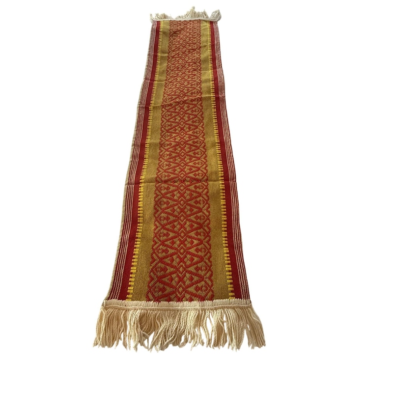 Weaving Red Table Runner - Etsy