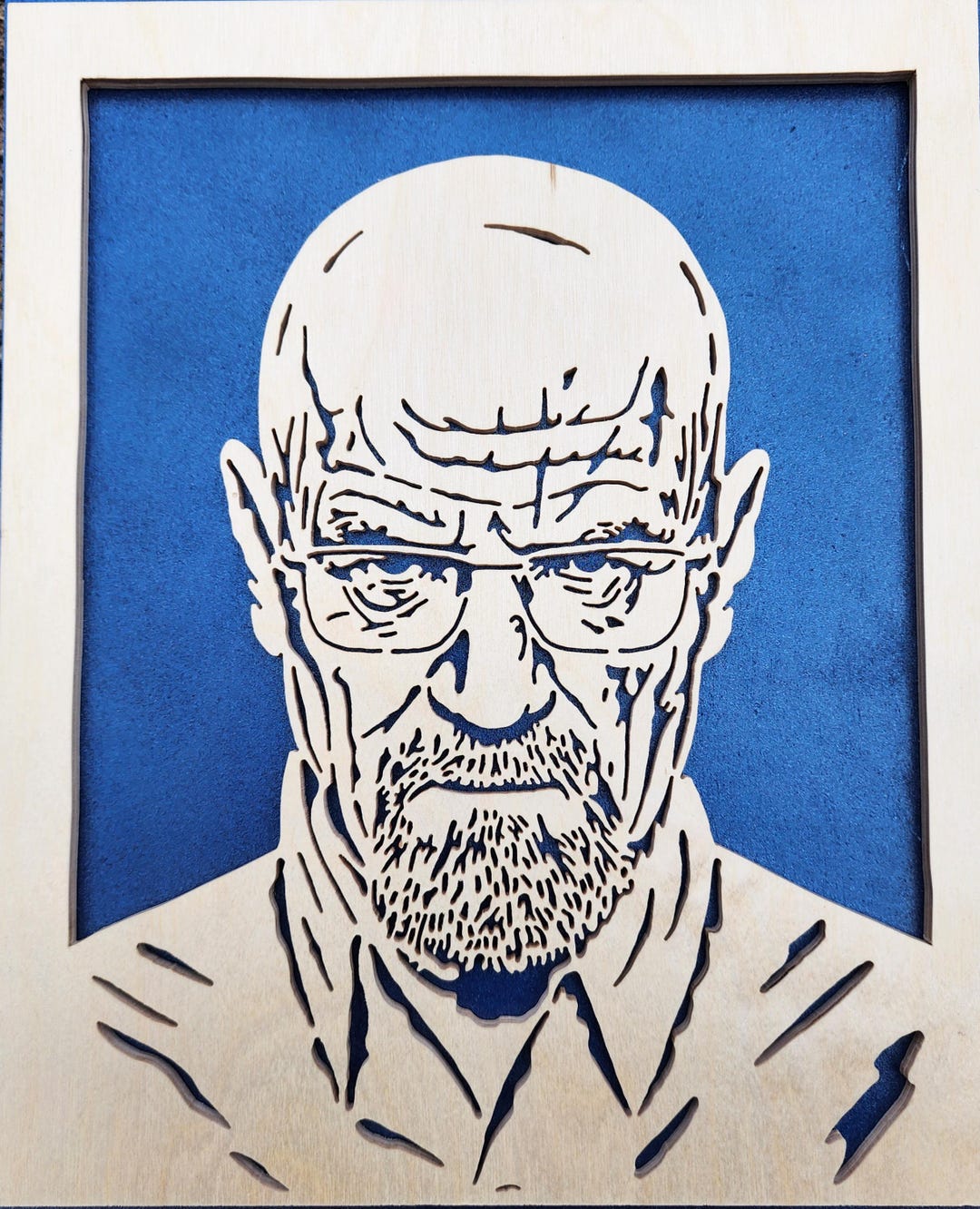 Breaking Bad Heisenberg Hand Cut Scroll Saw Art - Etsy