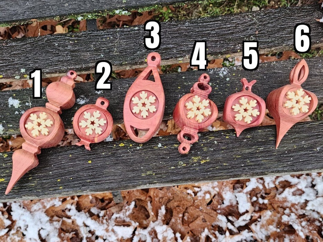 Handmade Compound Cut Red Cedar Snowflake Christmas Holiday - Etsy