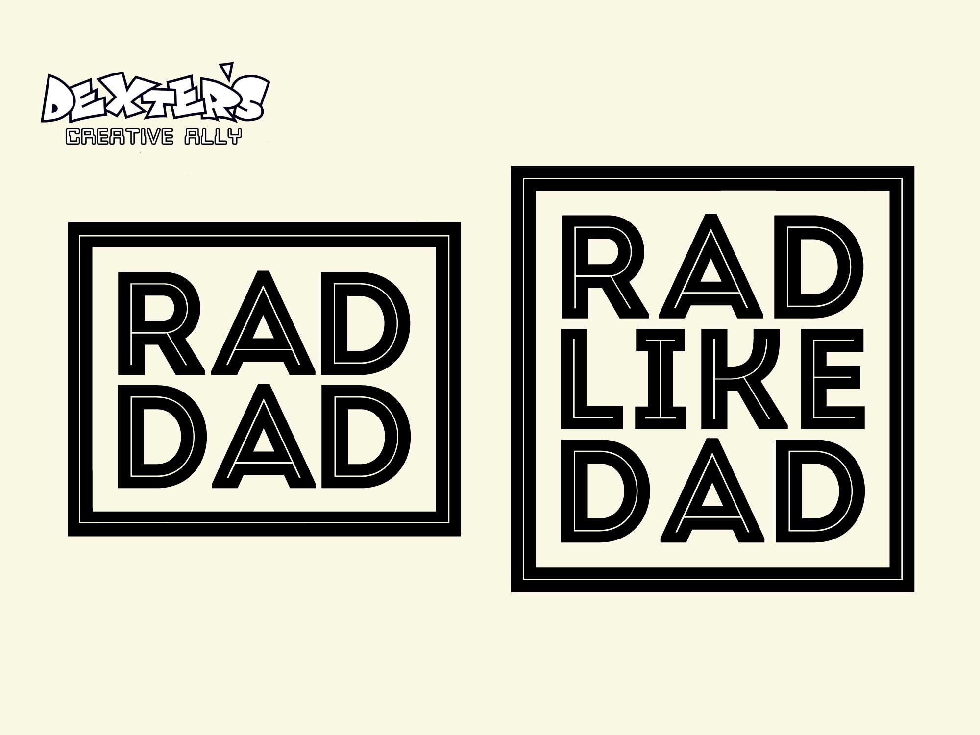 Rad Dad Svg Rad Like Dad Svg Fathers Day Svg Iron on - Etsy New Zealand
