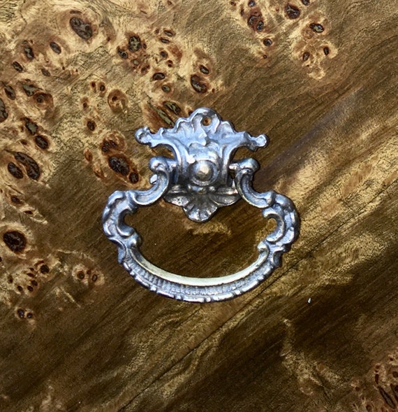 Pewter Finished Keeler Brass Ring Pull Drawer Handle | Etsy