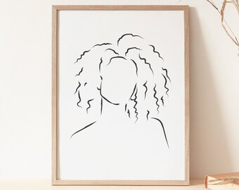 African Line Art - Etsy