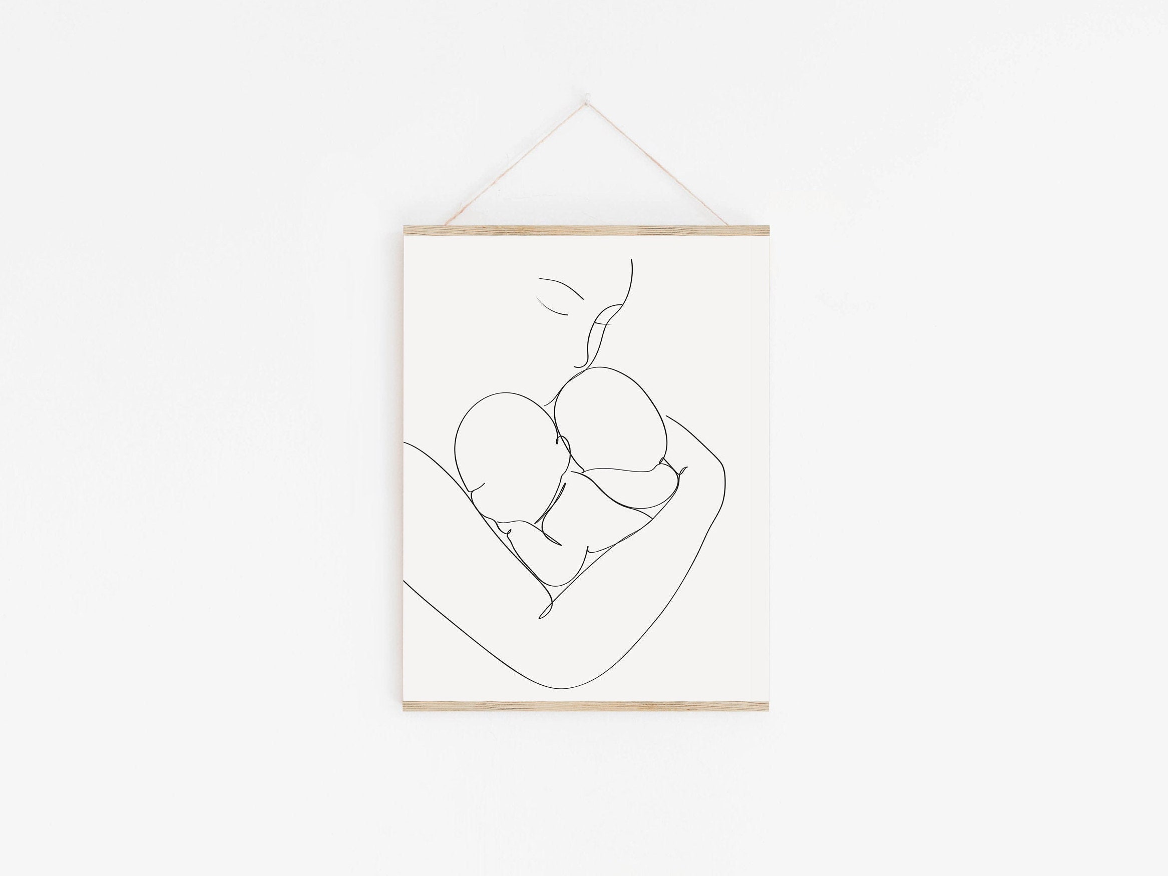 Twins Line Art Twins Print Twins Printable Twins Line - Etsy