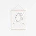 Line Art Woman, Woman Sketch, Female Poster, Woman Line Drawing ...