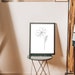 One Line Cosmos Flower, Botanical One Line, Cosmos Flower Line Art ...