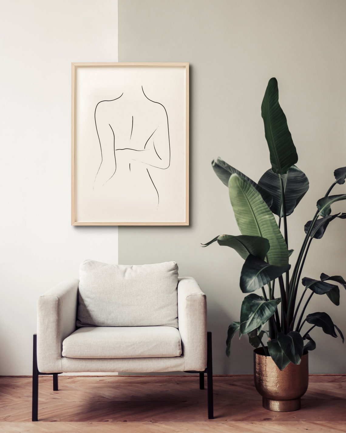 Line Art Woman Body Print Minimal Woman Line Female Poster | Etsy