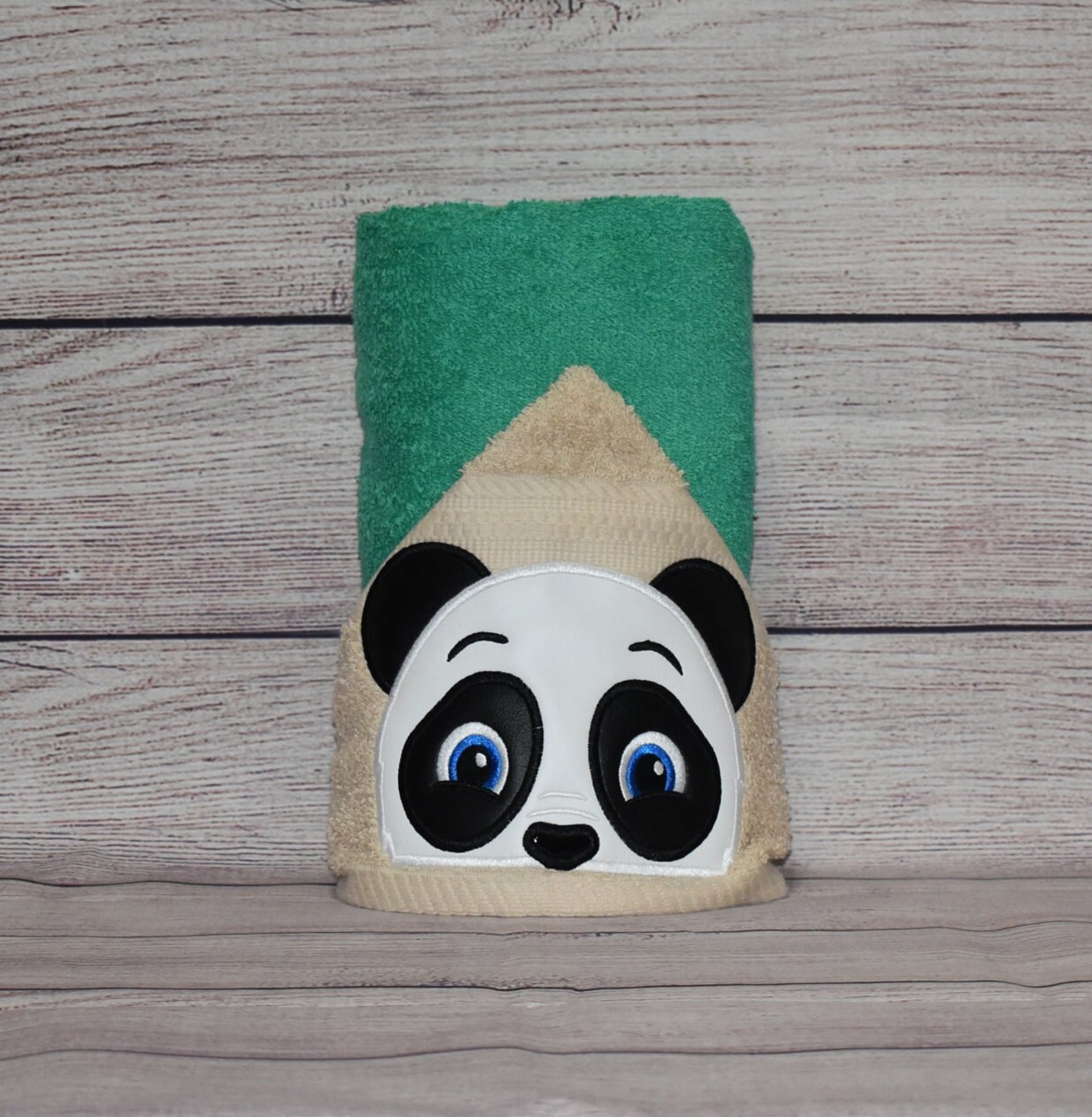 Personalized Panda Hooded Towel for Kids, Gifts for Kids, Hooded Bath ...