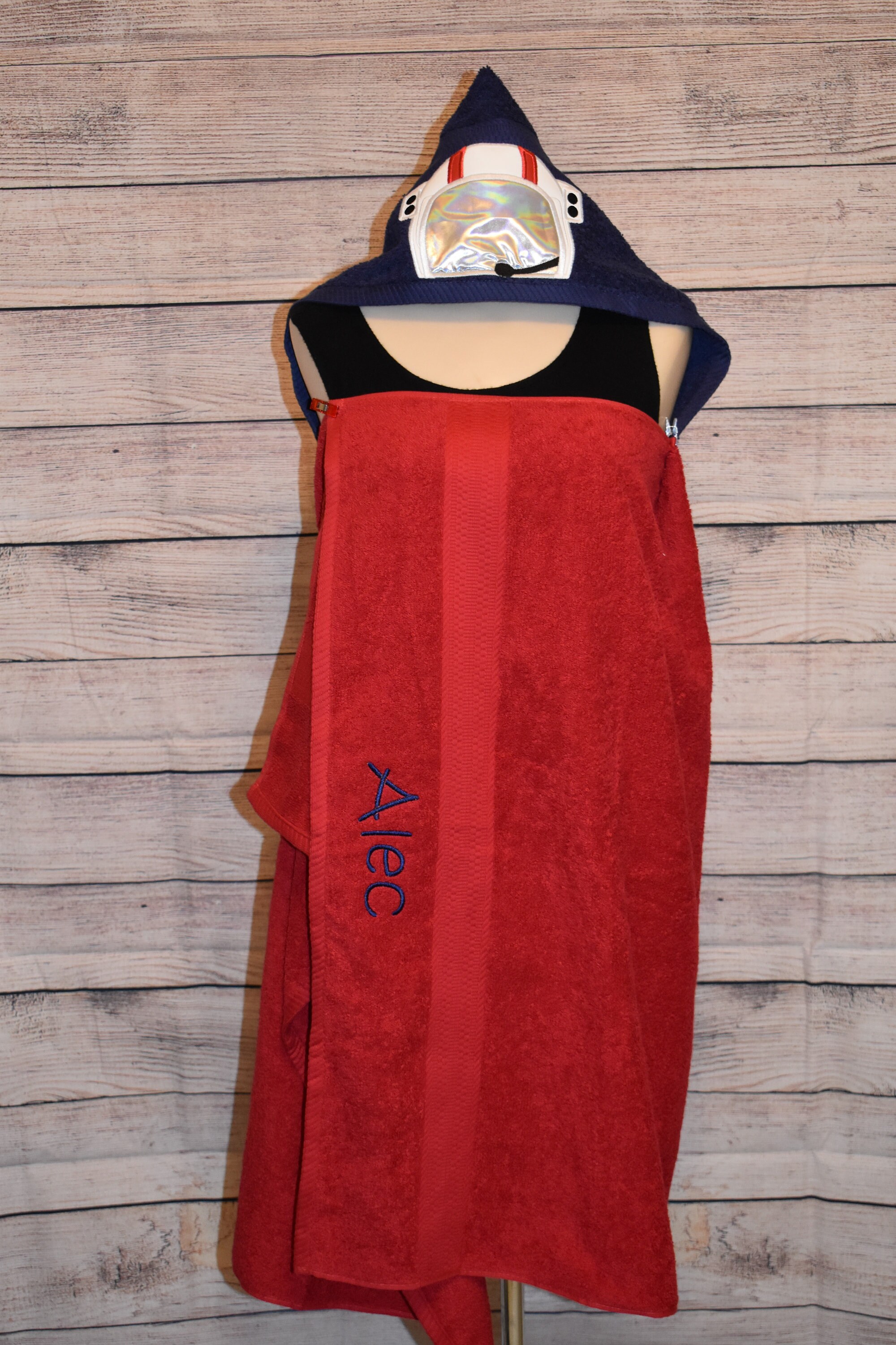 Astronaut Hooded Towel, Personalized Free, Unique Gift, Bath Towel ...