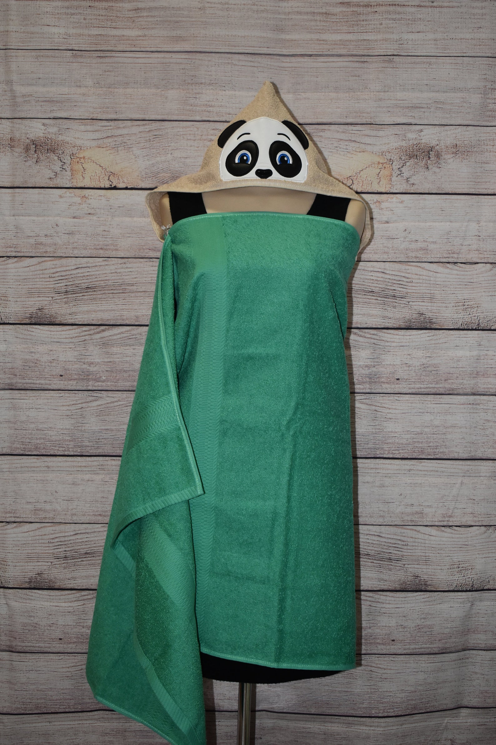 Personalized Panda Hooded Towel for Kids, Gifts for Kids, Hooded Bath ...