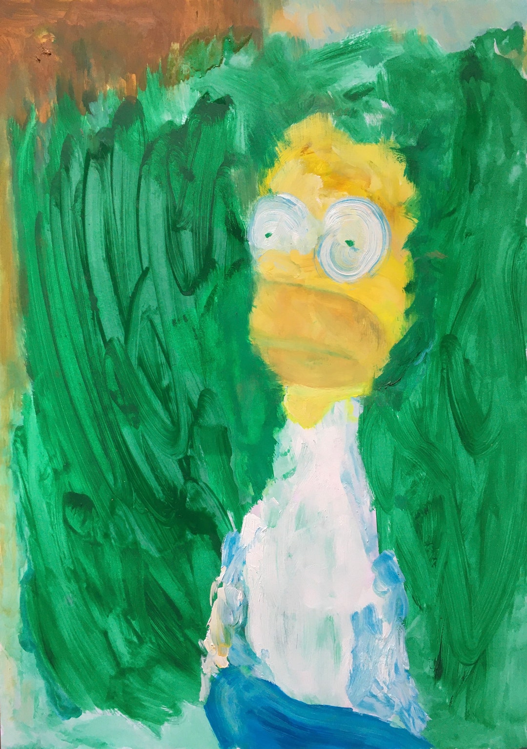 Homer Disappearing Motivational Poster Funny Art Print Simpsons Meme A2 ...