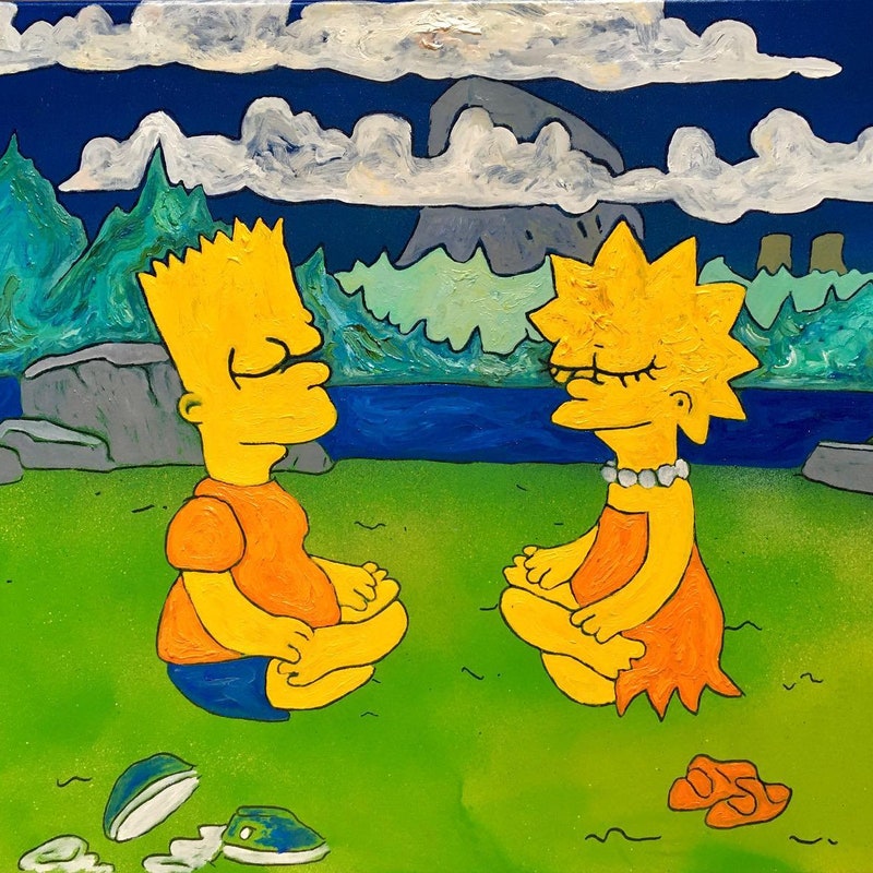 Simpsons Wallpaper - Etsy
