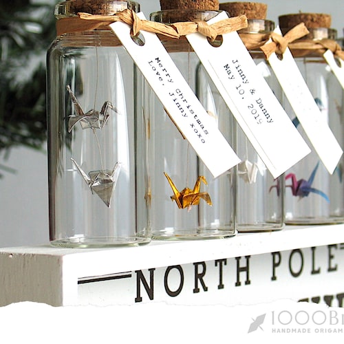 Origami Paper Crane Mini Paper Crane Small Party Favor - Etsy