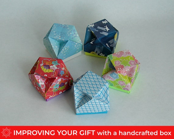 Origami Gift Box 5 box set Gift Wrapping Paper & Party Supplies etna.com.pe