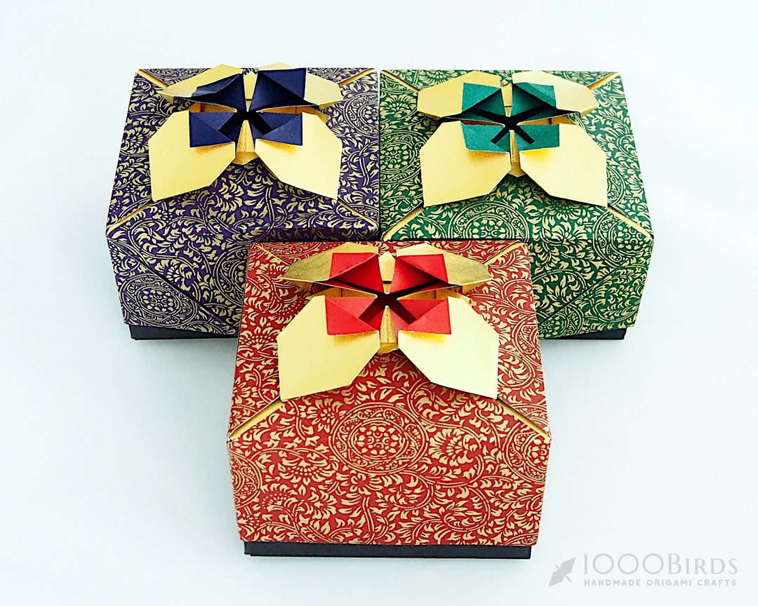Empty Gift Box, Gift Box Empty, Gold Leaf Embossed, Gift Box With Lid ...