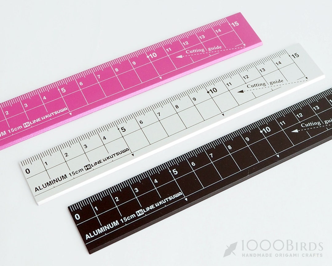 Paper Craft Aluminum Ruler Cutter, Paper Craft Tool, Origami Tool, Supply & Tool, Kutsuwa Hiline ...