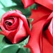 Valentine's Day Rose, Origami Paper Rose, Flower Bouquet, Origami ...