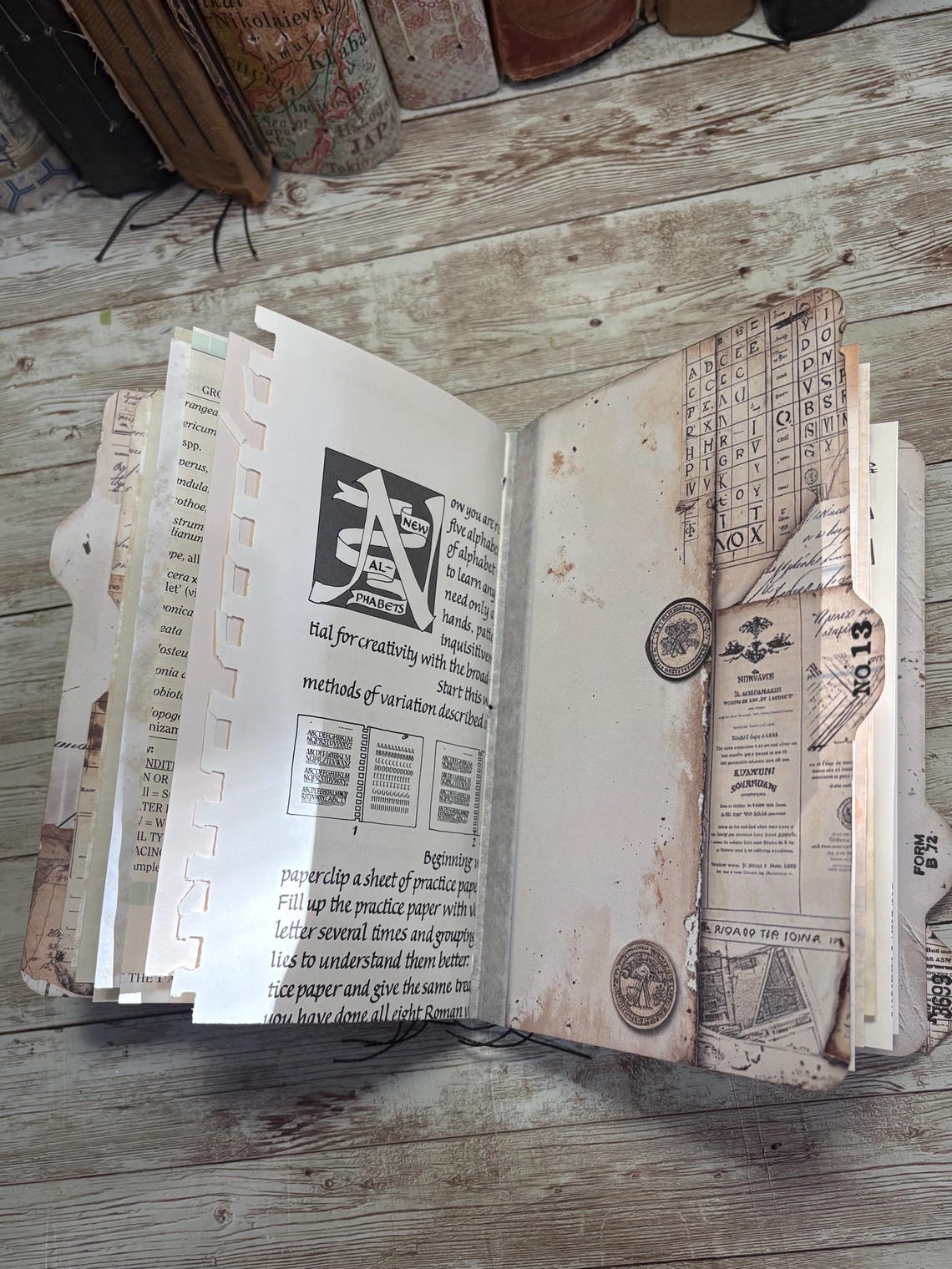 Calligraphy Themed Junk Journal - Etsy
