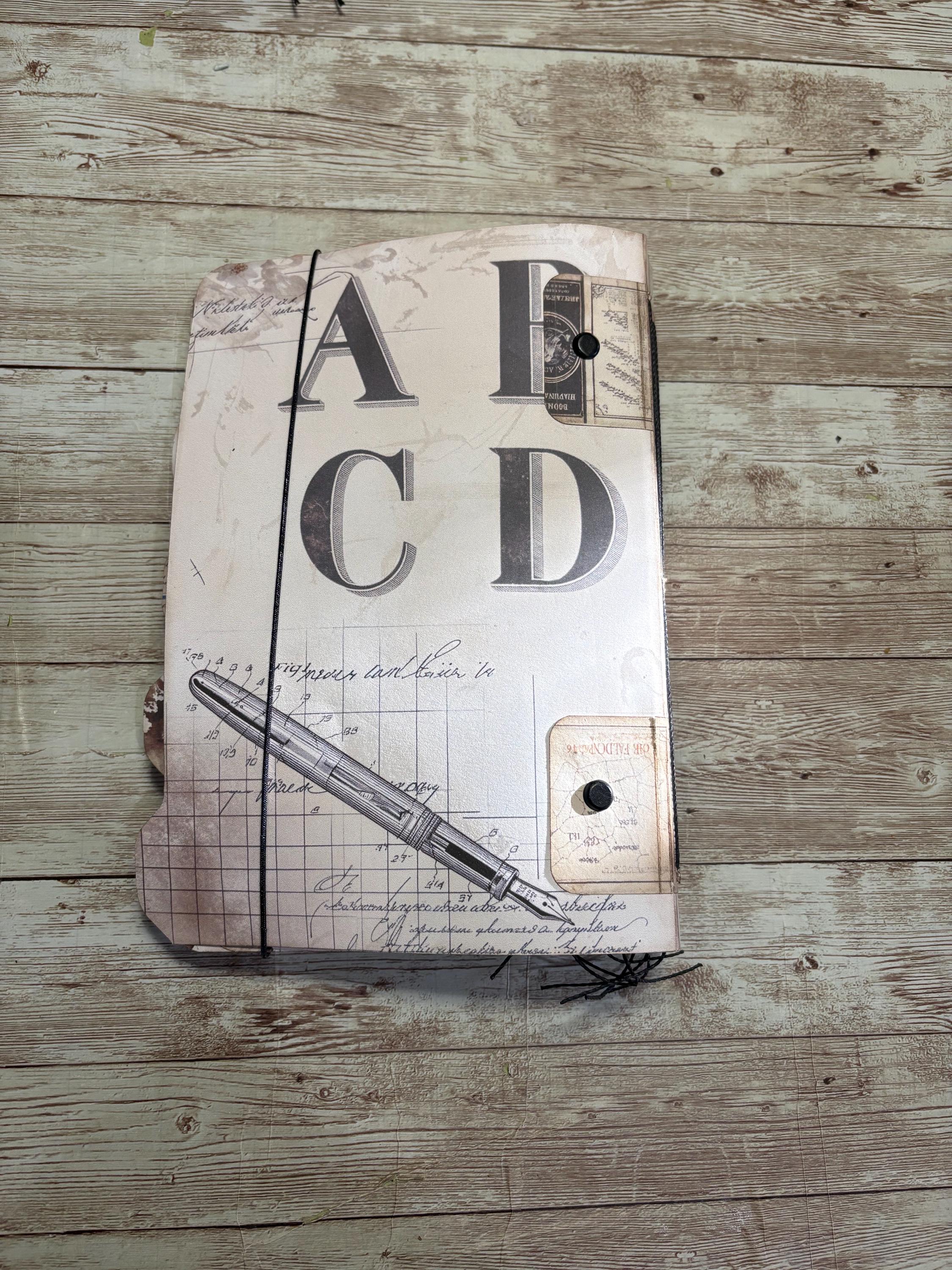 Calligraphy Themed Junk Journal - Etsy