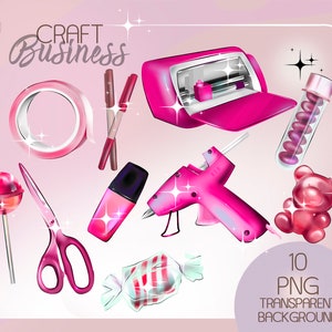 Craft Tools Clipart, Cut Machine Png, Cute Accessories, Scrapbooking ...