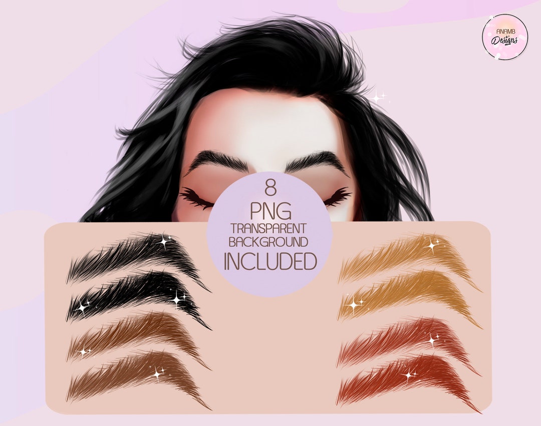 Eyebrow Printable Png, Eyebrow Template, Eyebrow Art, Overlay, Sexy ...