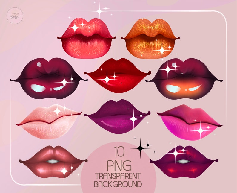 Lips Png, Lips Gloss Png, Lips Clipart, Sublimation Design, Sexy Lips ...