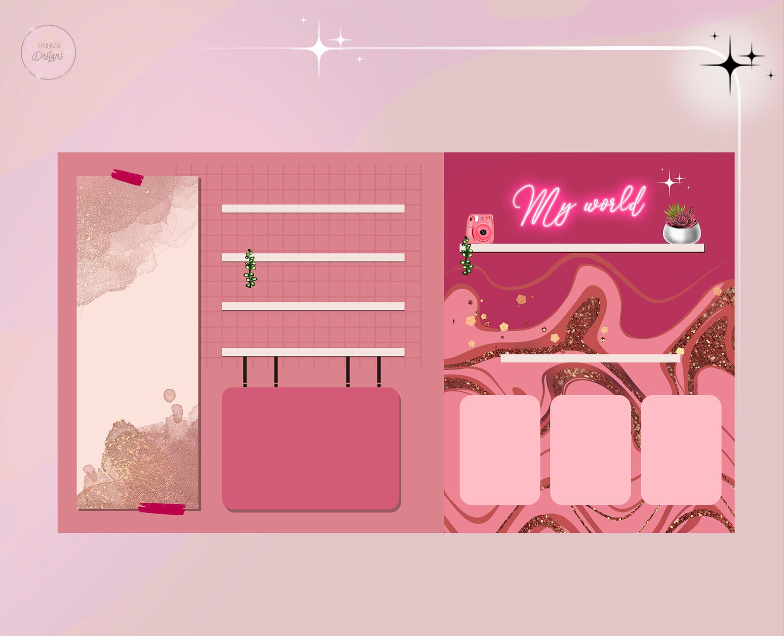 Pink Desktop Wallpaper Organiser, Scene Pc Background, Computer Desktop ...