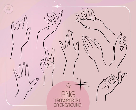 Hand Outline Template