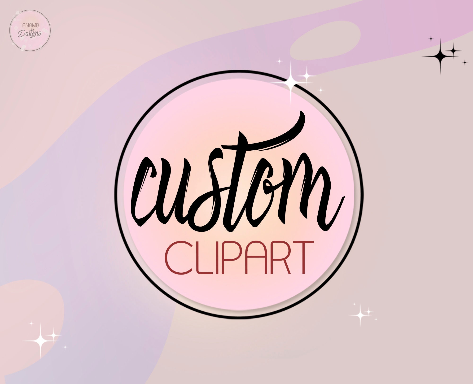 Custom Clipart Personalize Clipart | Etsy