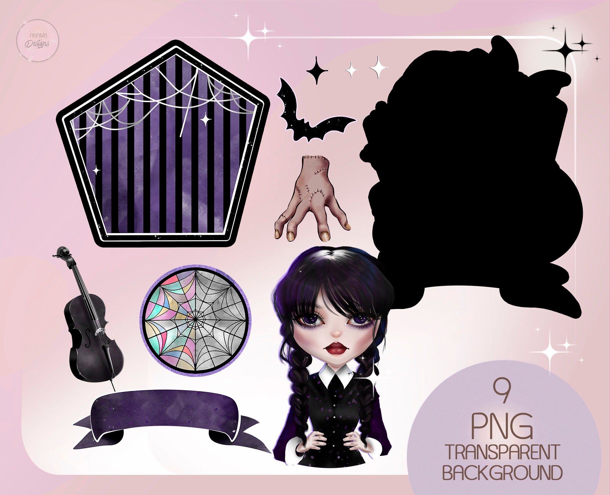 Wednesday Addams Wednesday Cake Topper Party Theme - Etsy