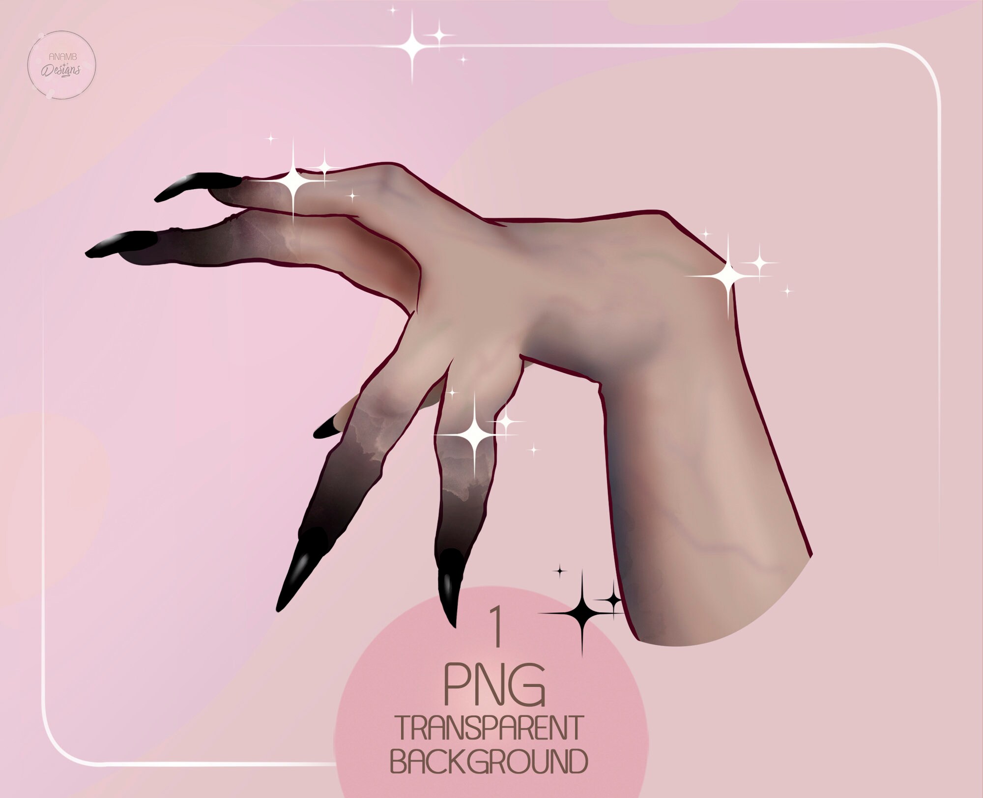 Wednesday Png, Cake Topper Png, Thing Hand Png, Party