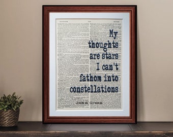 John Green Quote | Etsy