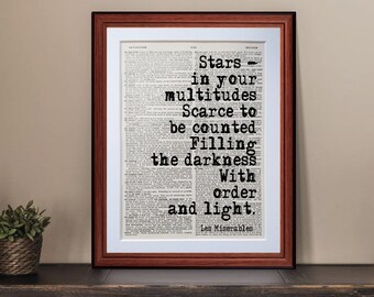 Les Miserables Quote | Etsy