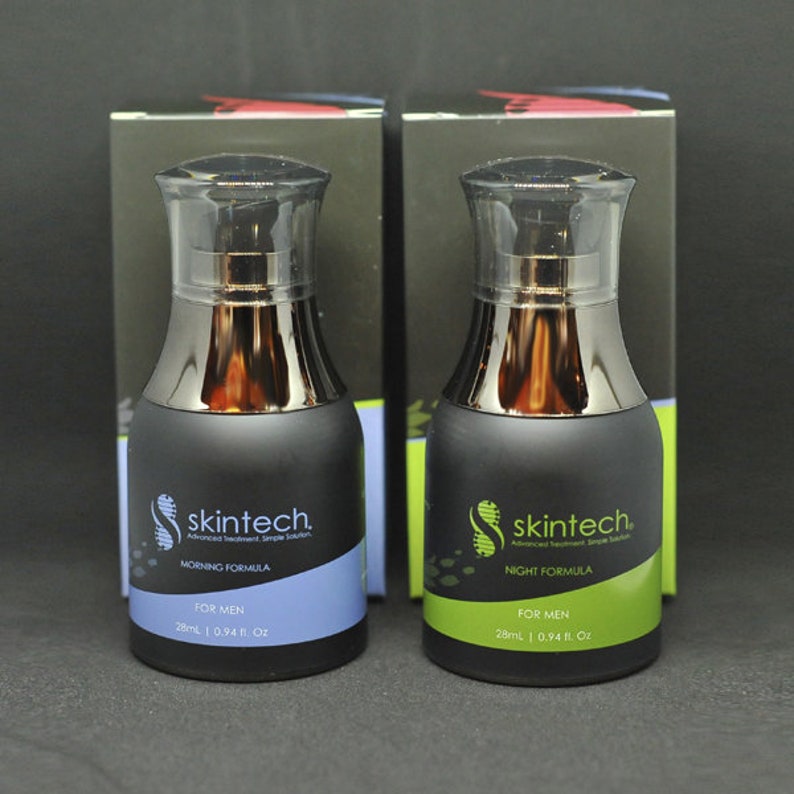 SKINTECH Mens Skin Care Kit All-in-one Mens Face Moisturizer and Beard ...