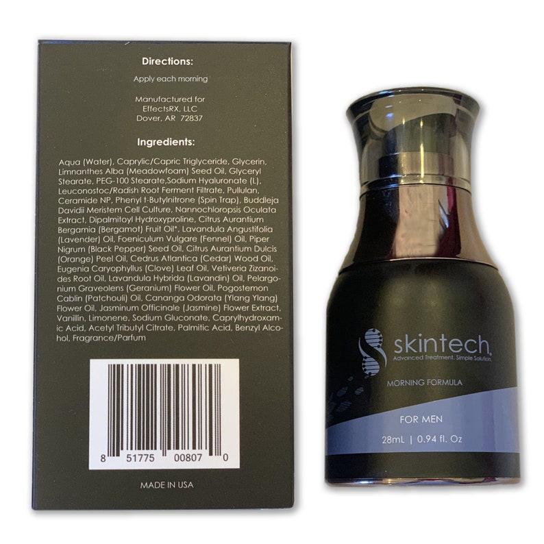 SKINTECH Mens Skin Care Kit All-in-one Mens Face Moisturizer and Beard ...